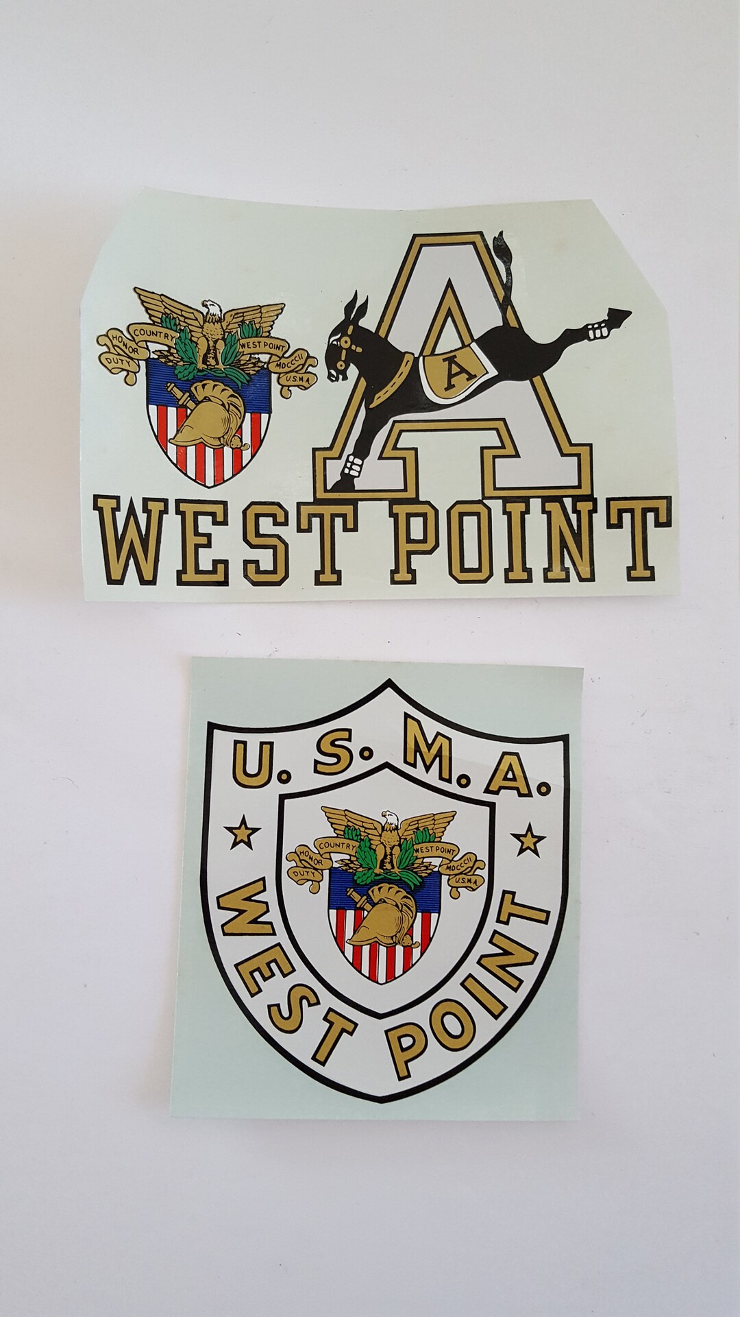 Vintage Lot of 2 Circa 1960's or 70's Wet Transfer Decal Sometimes ...