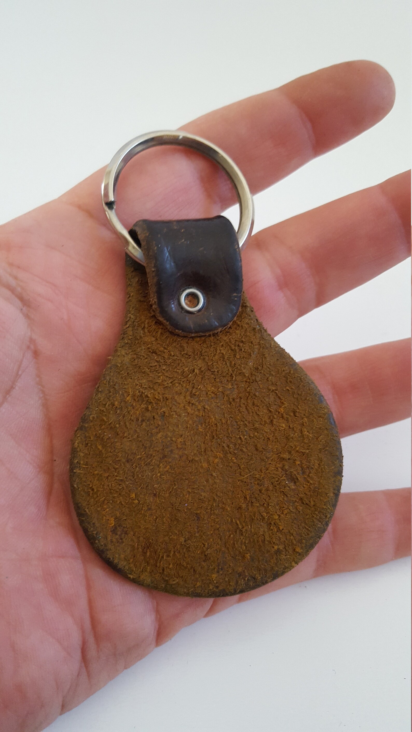 Vintage Circa 1970's to 1980's Extremely Rare Leather Keyring for ...