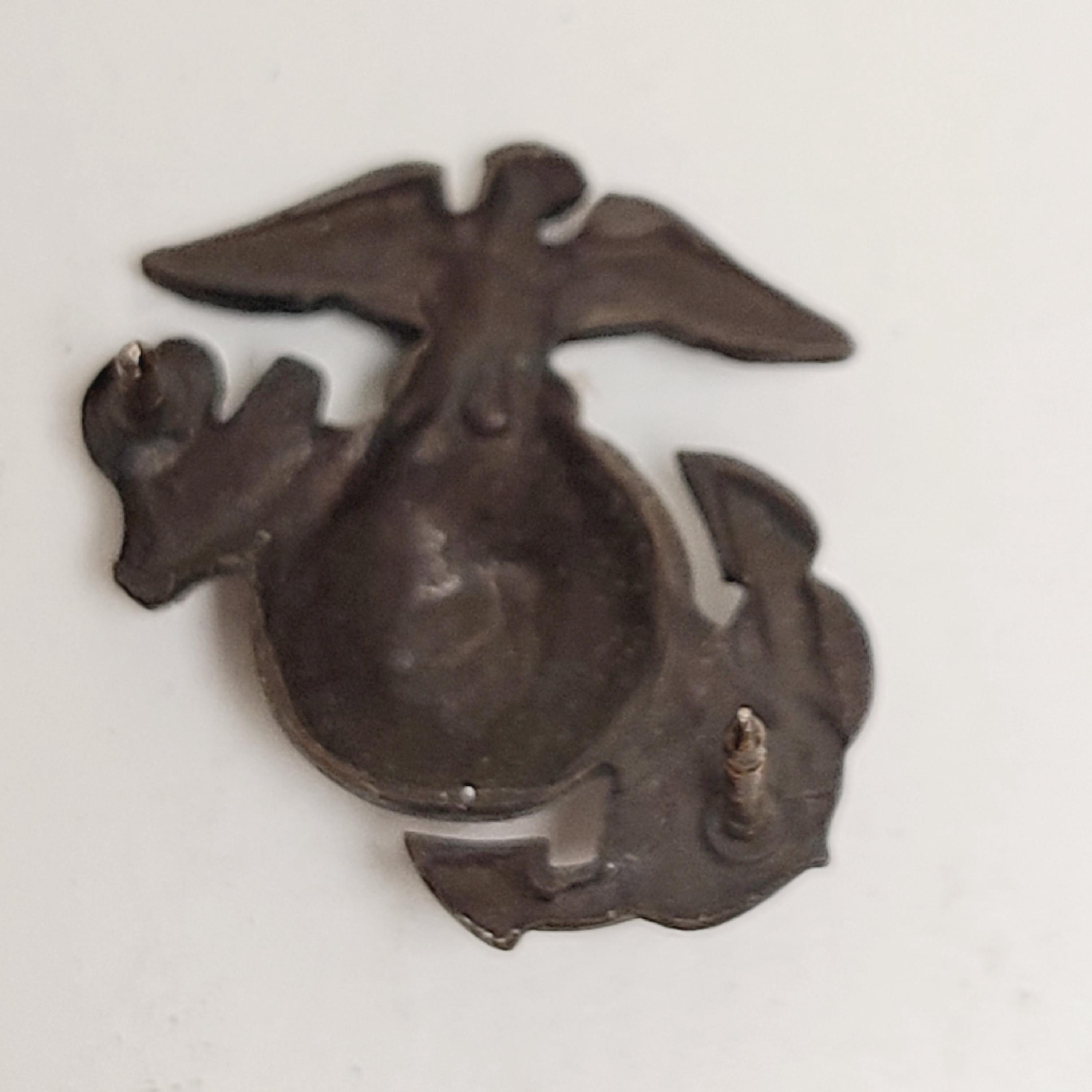 Vintage USMC Eagle Globe and Anchor Color Devices, Unmarked Set - Etsy