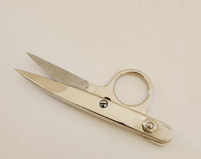 Vintage Queen Steel Thread Nippers: Nickel Chrome Sewing Scissors - Etsy