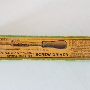 Antique 1923 yankee No. 30A Spiral Screwdriver, North Bros. Mfg. Co ...