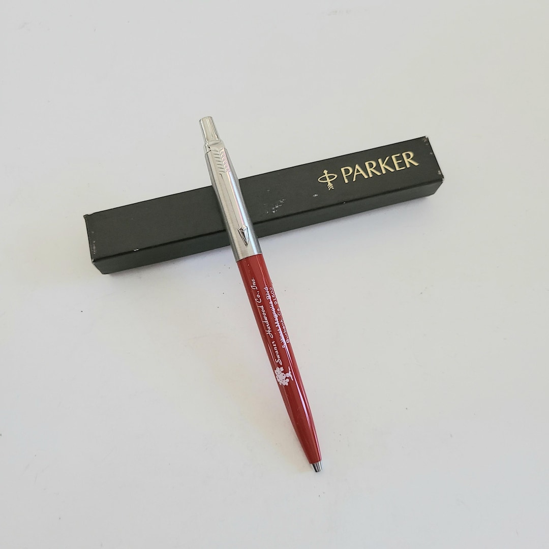Vintage 1982 Date Code Parker Jotter Ballpoint Pen, Arrow Pocket Clip ...