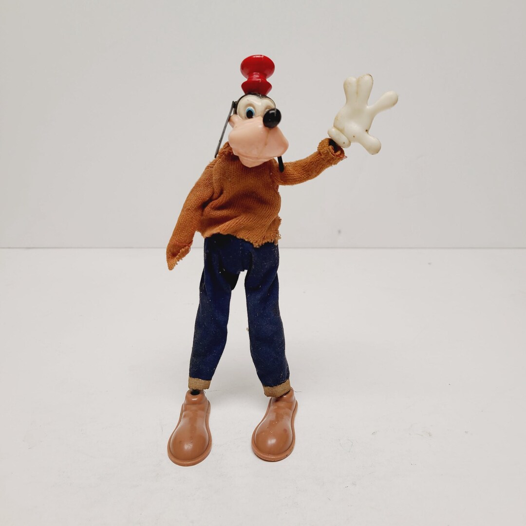 Vintage 1960's Bendable Figure of Goofy, Walt Disney Productions by ...