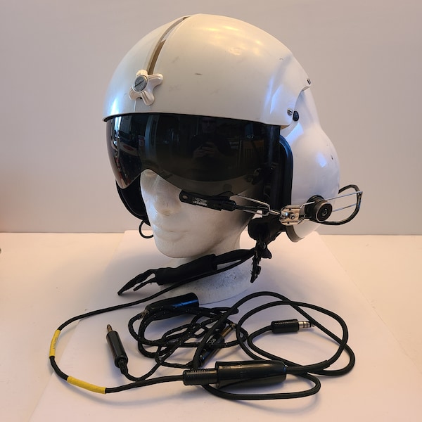 Helicopter Pilot Helmet - Etsy