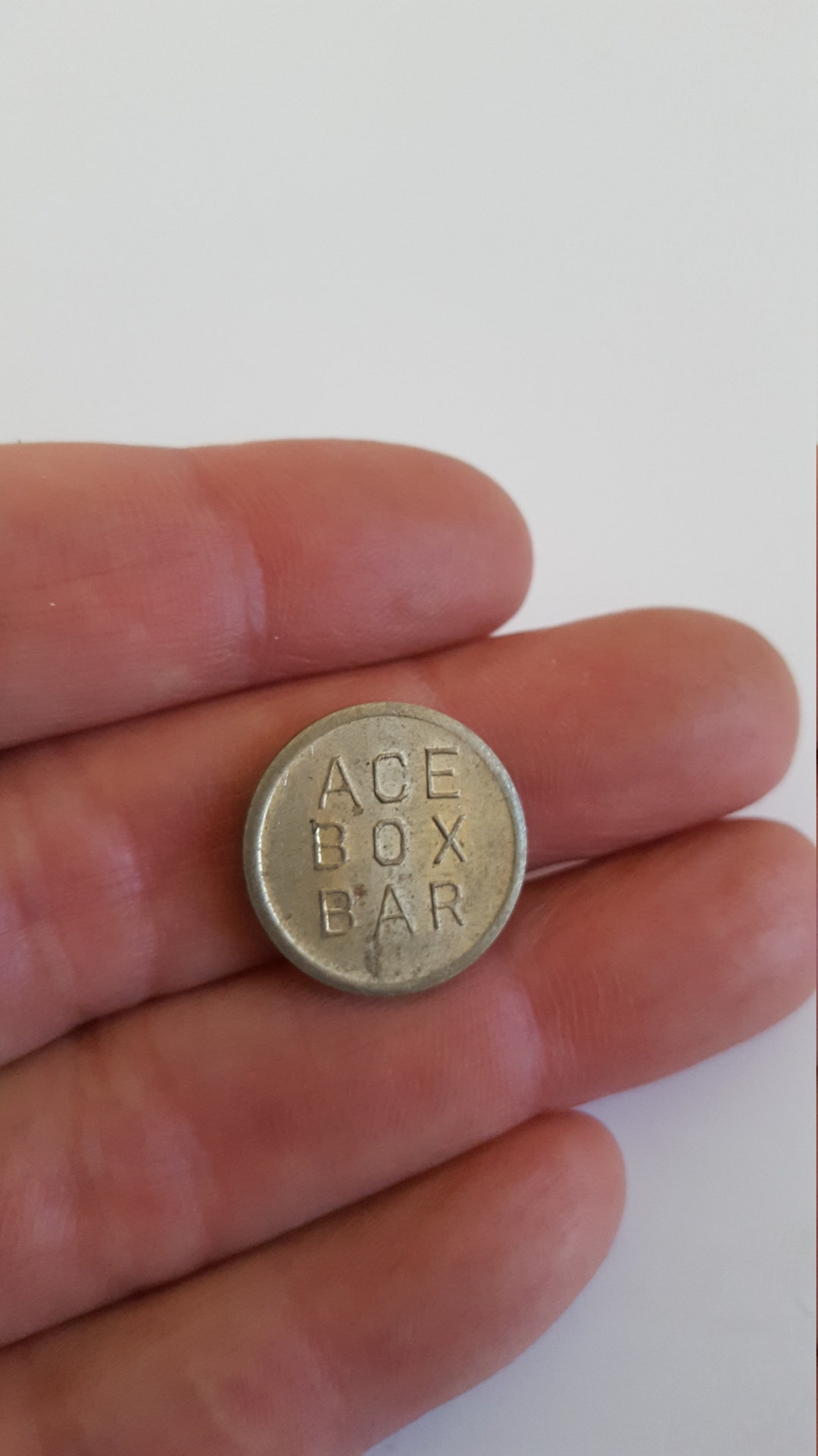 Vintage Circa 1930's Pinball Token From the Ace Box Bar Located at 2360 ...