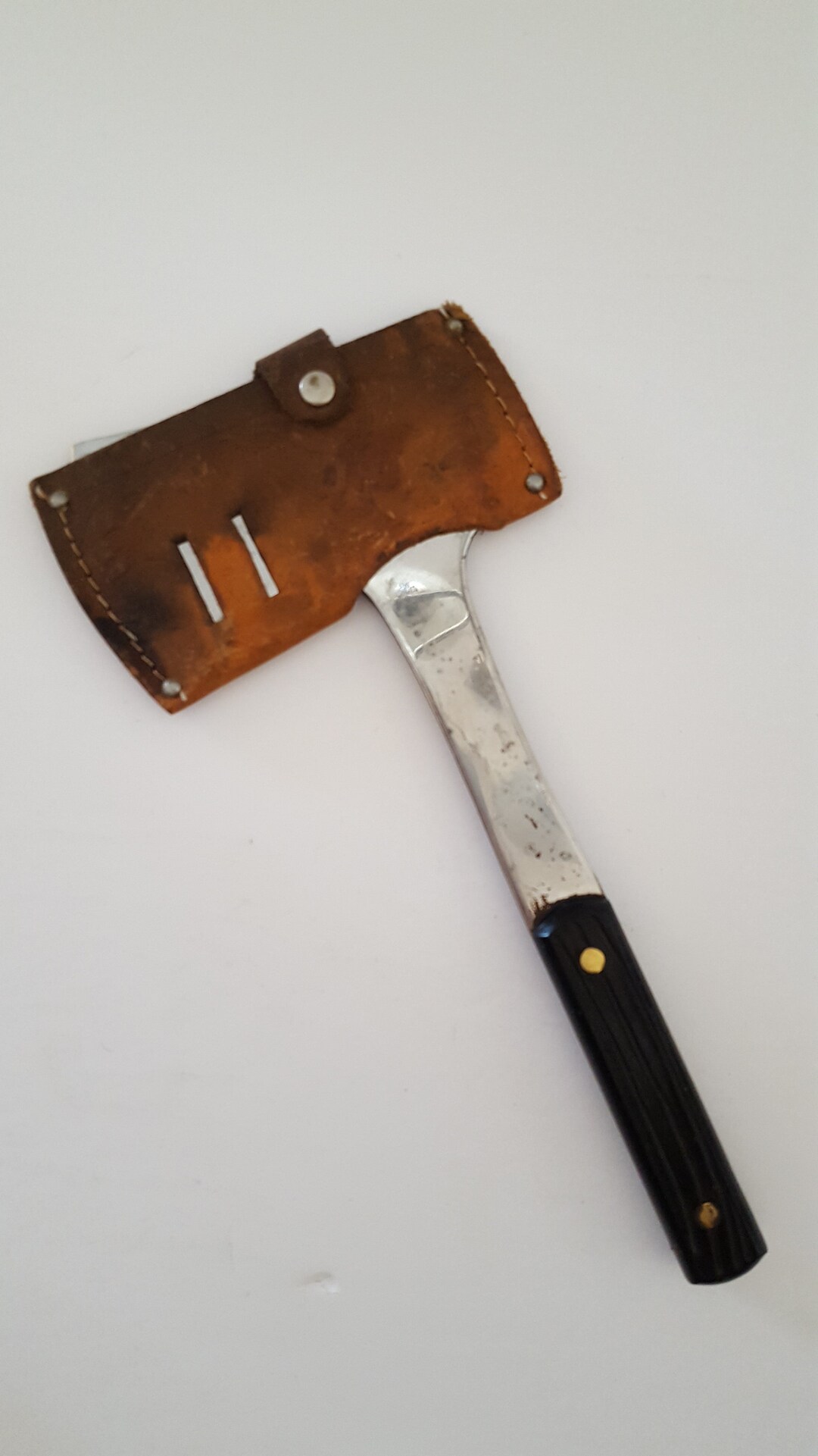 Vintage 1960's Belt Hatchet With Leather Cover, Lightweight Camping ...