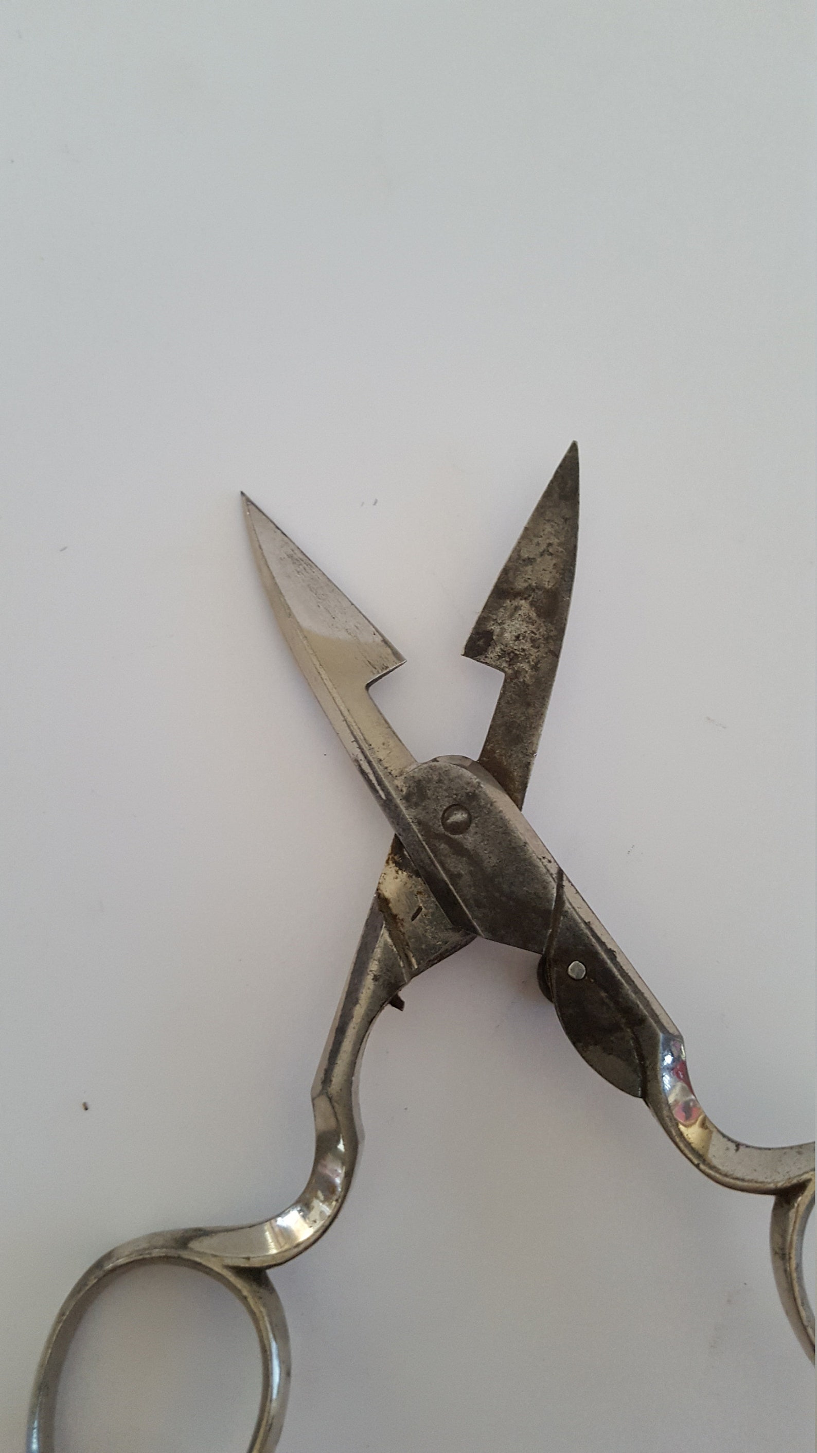 Vintage Clauss Buttonhole Scissors, Nickel Plated Chrome, Fremont, Ohio 4 7/8" as Found - Etsy