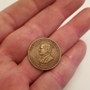 Antique and Very Scarce 1901 Copper Coin for "our Martyred President ...