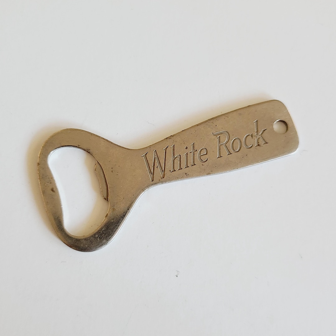 Vintage 1950's White Rock Water and Ginger Ale Bottle Opener, Keyring ...