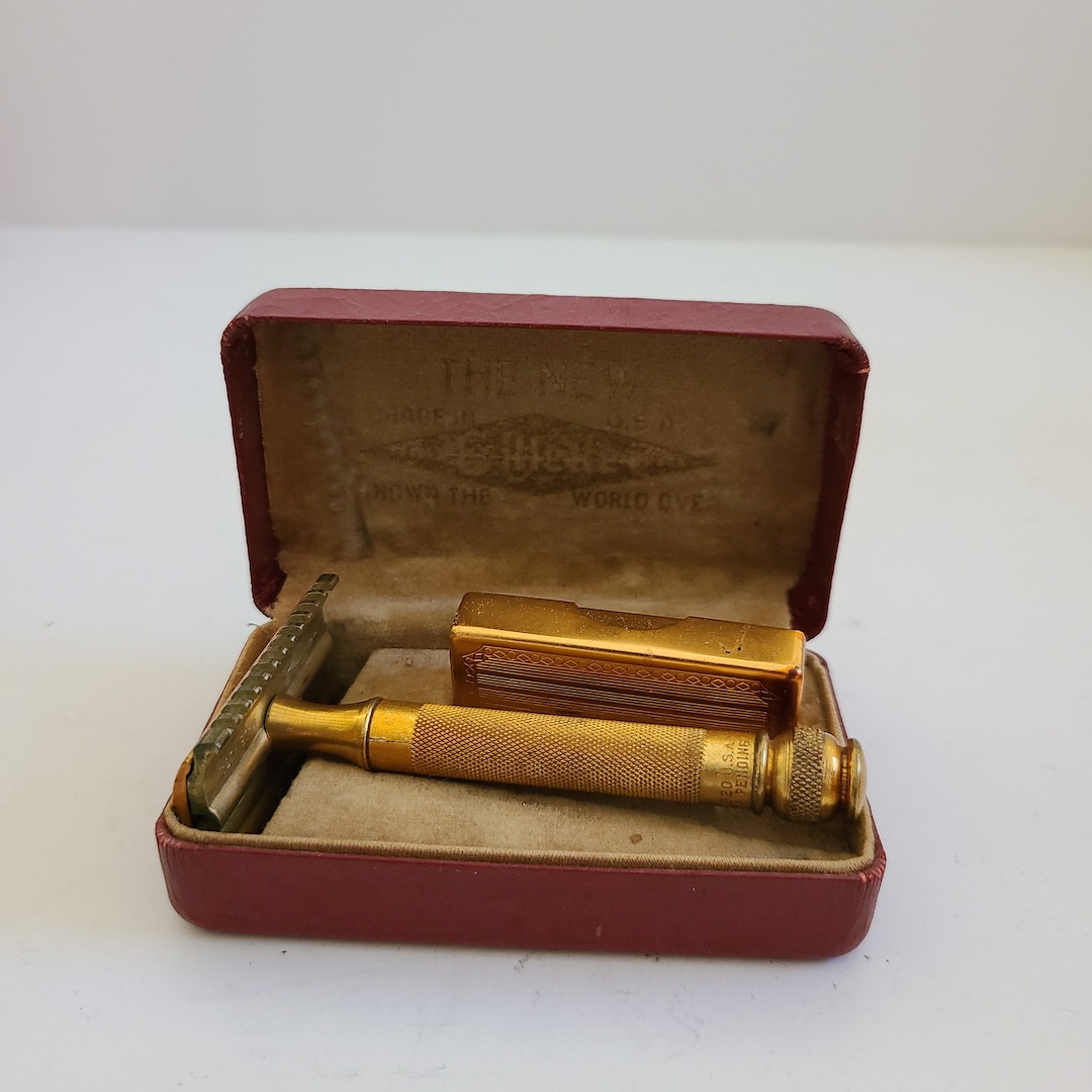 Vintage Circa 1920's to 1930's "the New" Gillette Long Comb 3 Piece ...