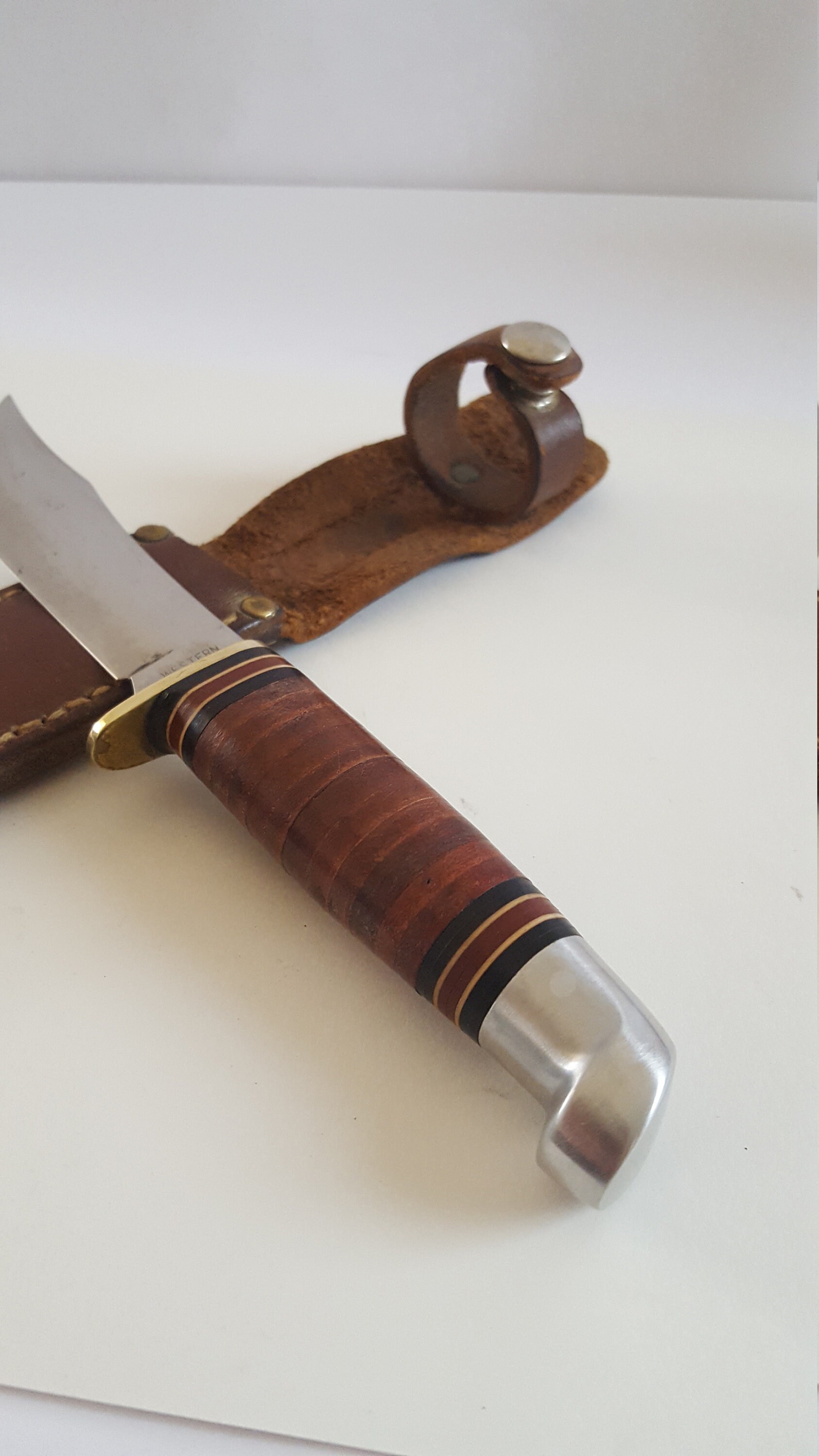 Vintage Circa 1961-1977 Western U.S.A. L66 Sheath Knife - Etsy