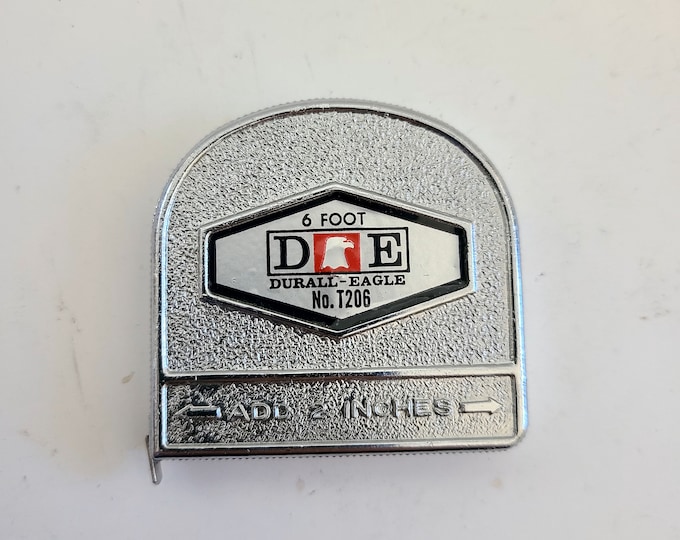 Vintage Circa 1960's Durall-eagle No.t206 (stanley) 6ft Tape Measure ...
