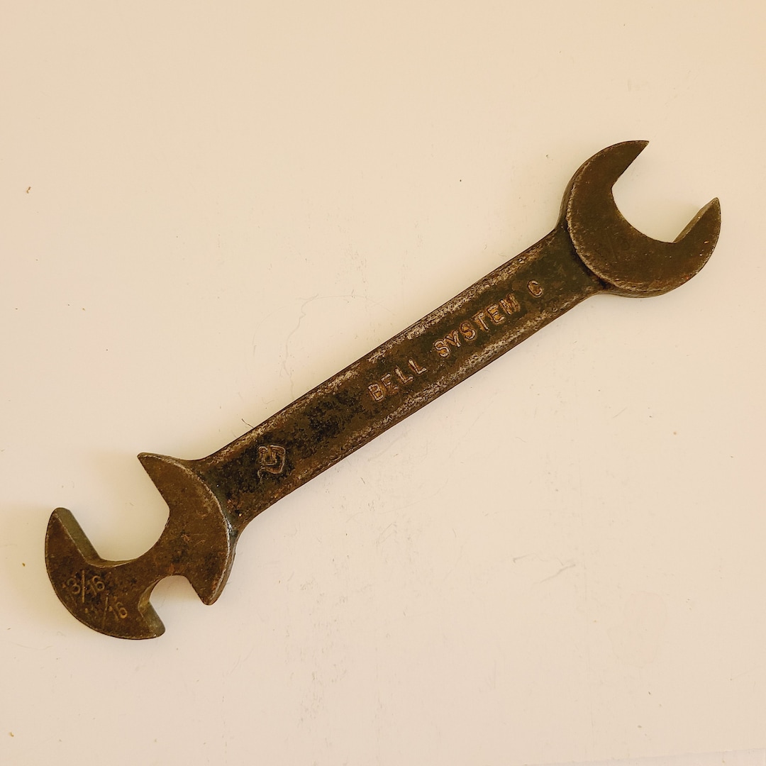 Antique Armstrong (strong-arm Logo) Bell System C Wrench, Combination 3 ...