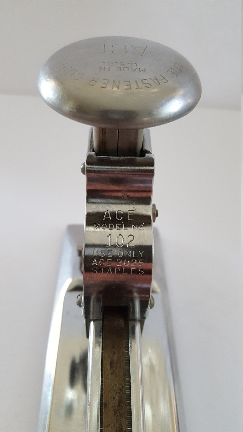 Vintage Ace Fastener Corp No 102 ace Stapler | Etsy