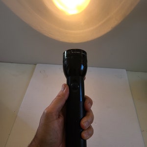 Vintage Circa 1990's Maglite Black Color Aluminum Flashlight, Accepts 3 ...