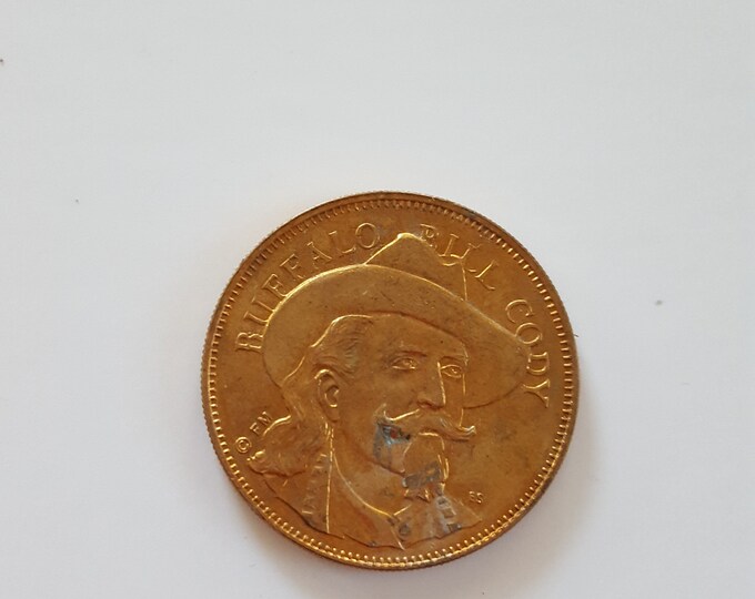 Vintage Circa 1970 Husky Oil Co Promotional Collector Coin Buffalo Bill ...