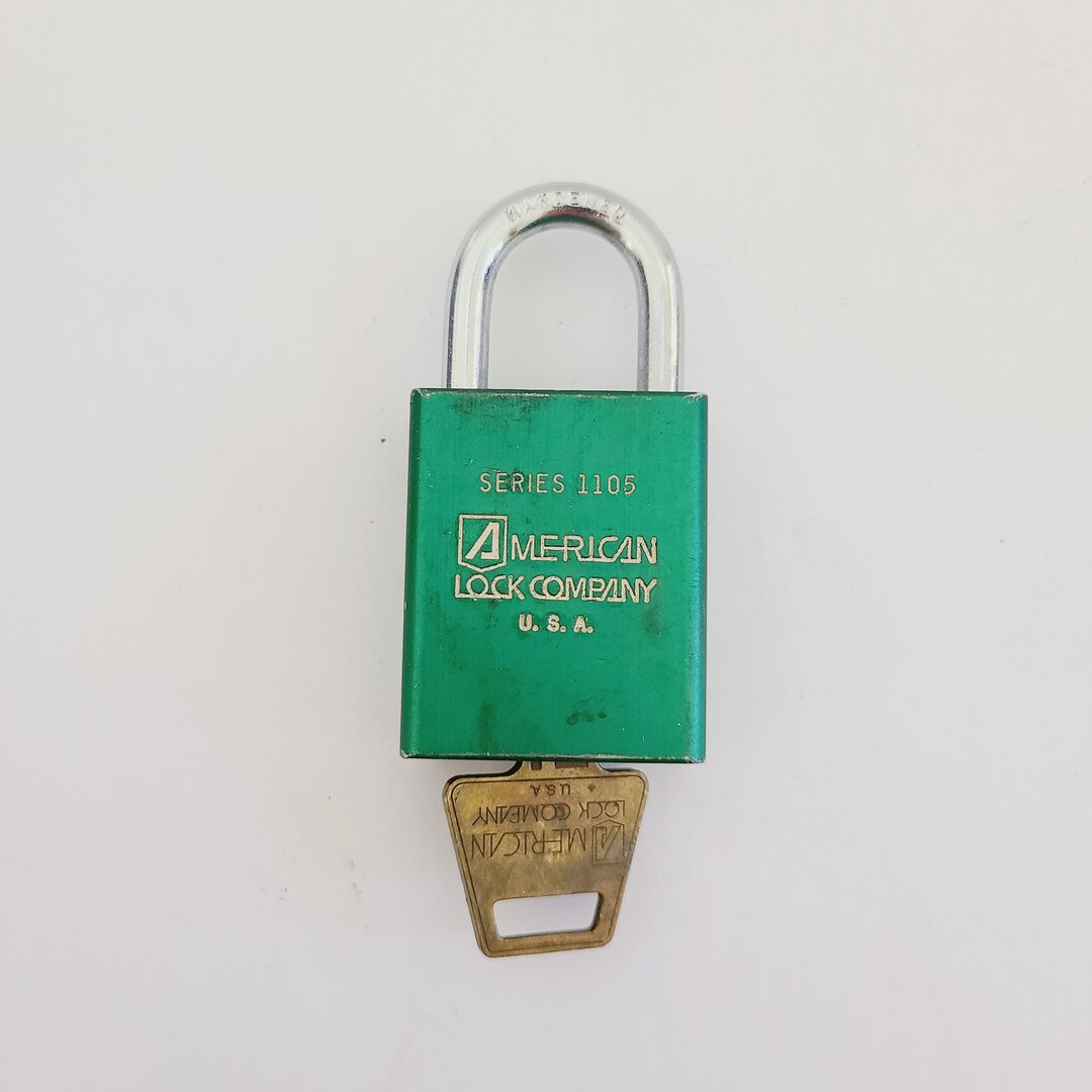 Vintage American Lock Co. Aluminum Padlock - Model 1105 With Key - Etsy