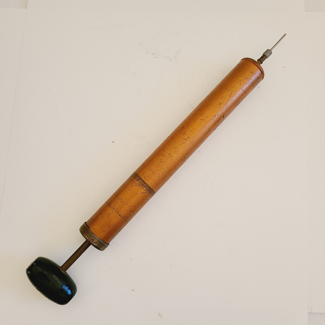 Vintage Circa 1950's Steel Pump for Inflating Balls, Comes With a ...