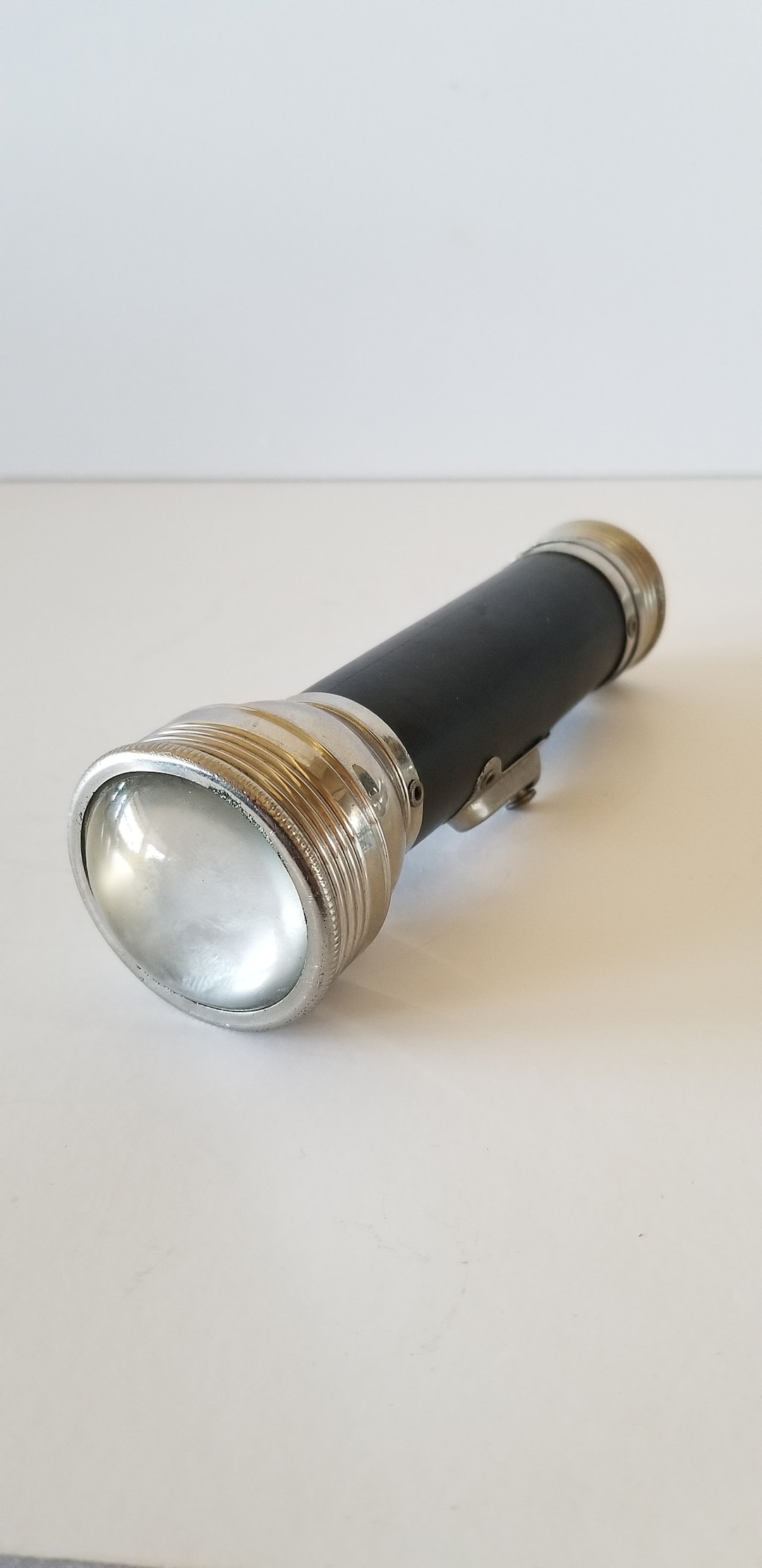 Antique Circa 1913 "french Ray-o-lite" Flashlight 2 C Cell in Good ...