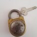 Vintage rust Proofed Possibly Ilco Padlock With 1 Key in Good Condition ...
