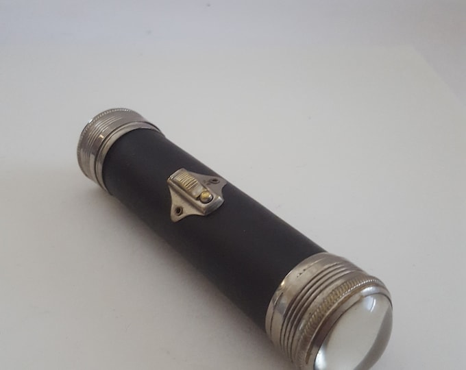 Antique 1912 Eveready Similar to a 2602 baby 2 C Cell Flashlight With ...