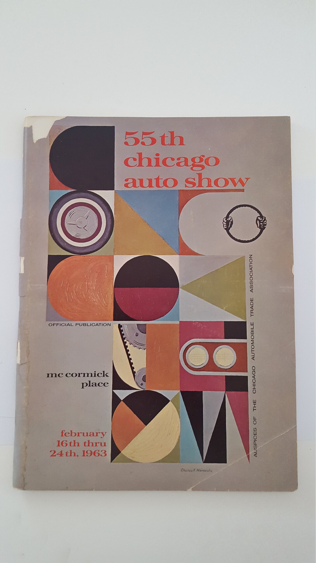 Vintage 1963 55th Annual Chicago Auto Show at Mccormick Place Show ...