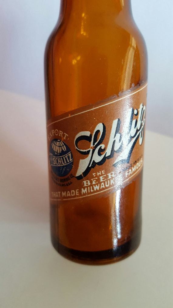 Schlitz Bottle