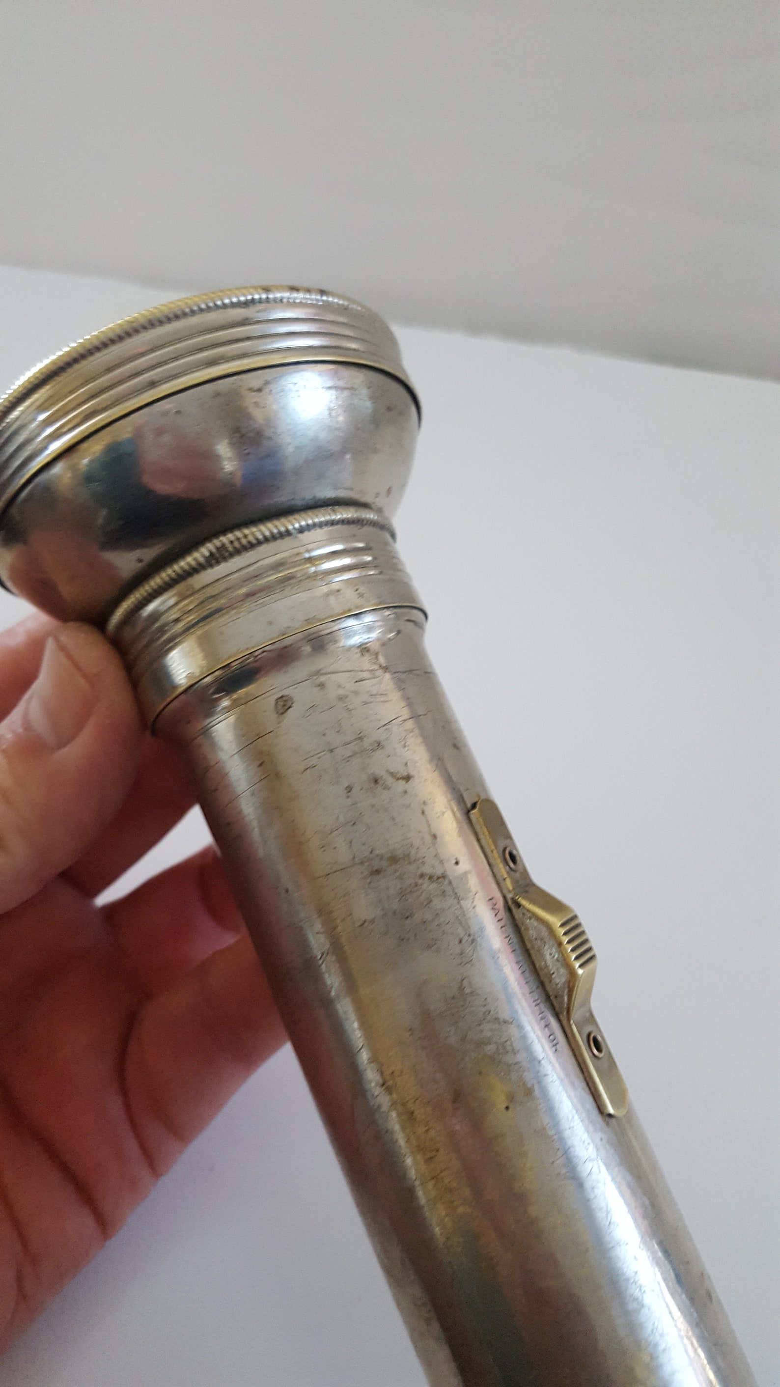 Antique 1917 French Ray-o-lite Nickel Plated Flashlight - Etsy