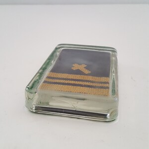 Vintage Circa 1950's US Navy Chaplain Corps Glass Paperweight ...