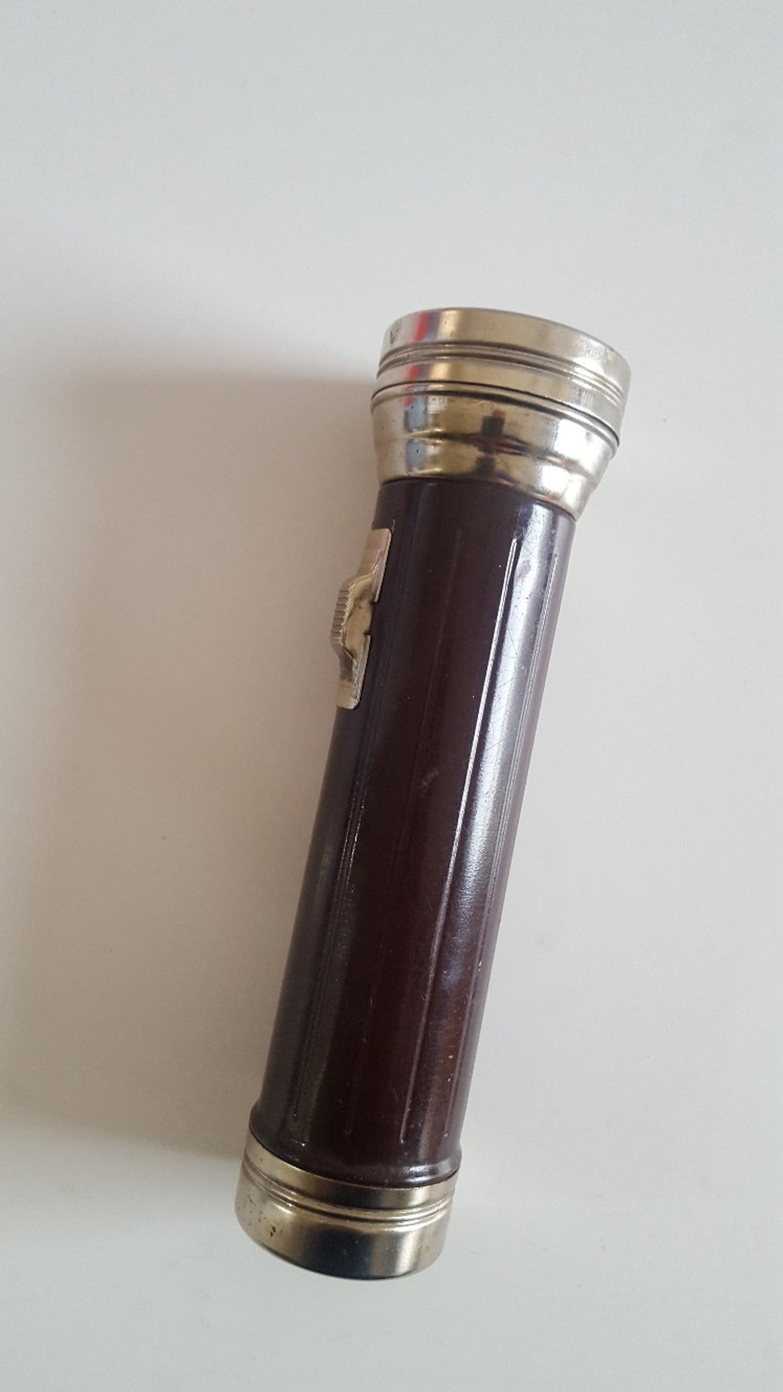 Vintage 1950 Burgess Flashlight Use 2 D Cells Not Included, Working ...