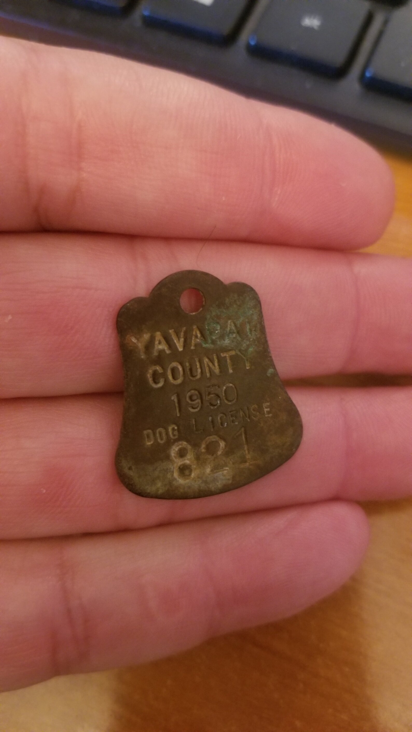 Four Vintage Dog Tags Yavapai County Arizona Maricopa | Etsy