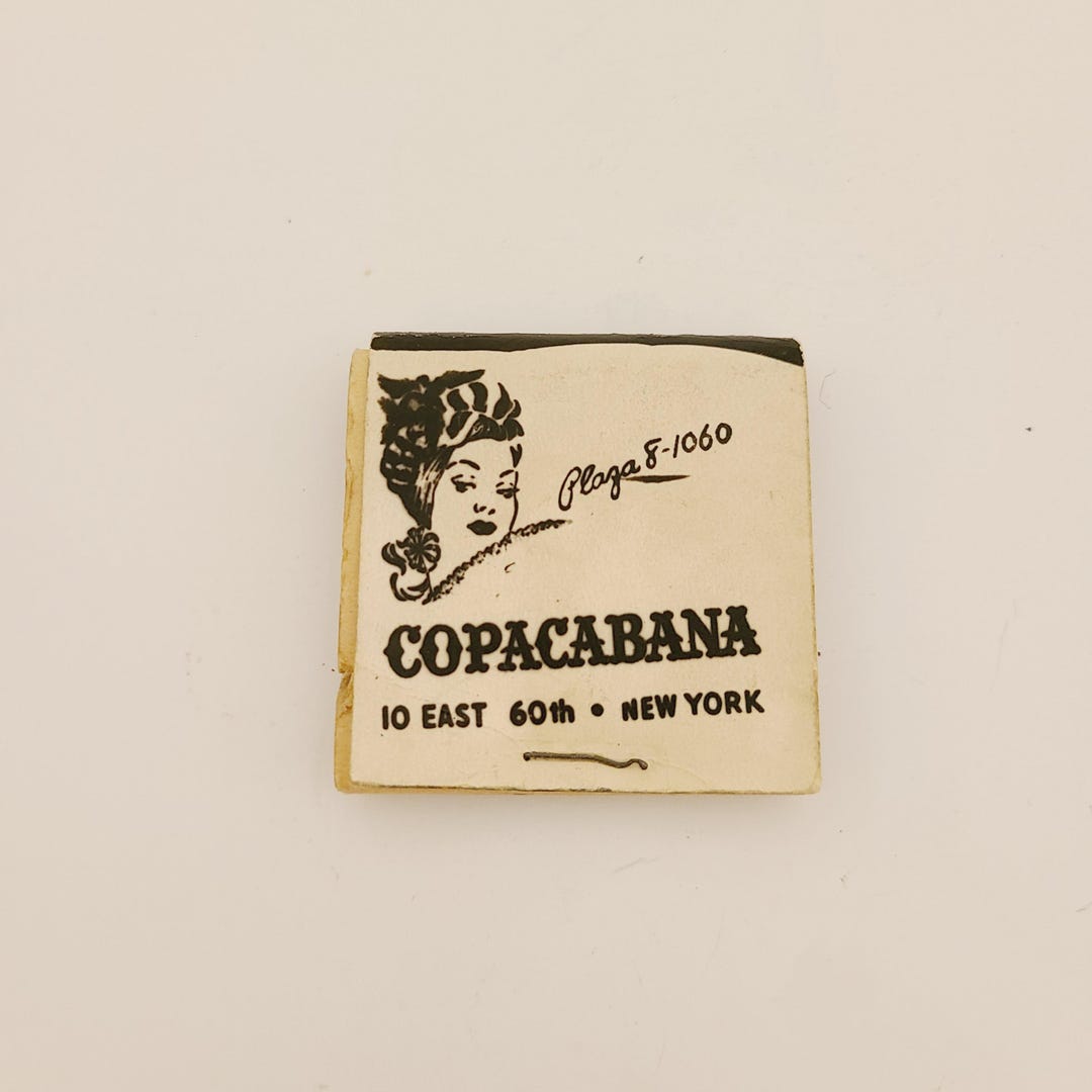 Vintage 1950s Copacabana Nightclub Photo Matchbook - Etsy