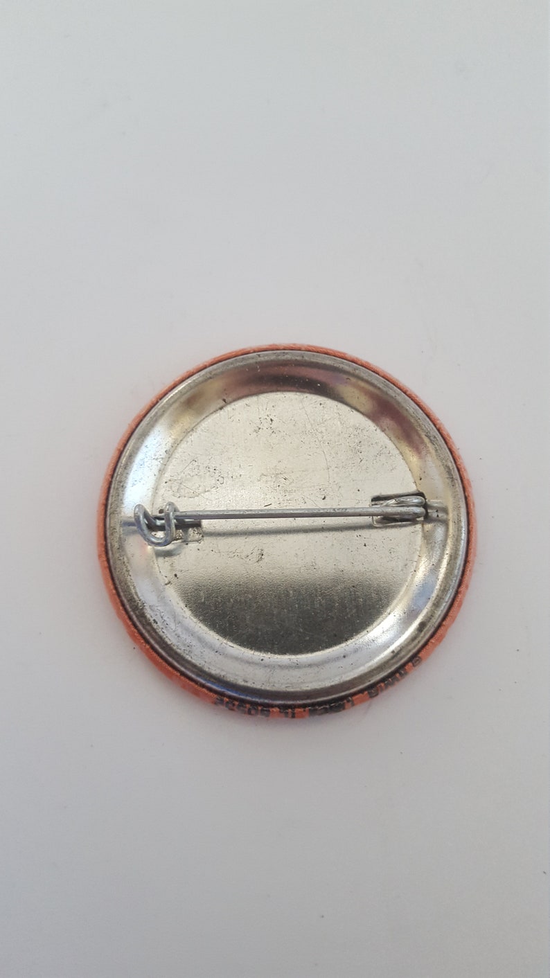 Vintage circa 1970's novelty button The More People | Etsy