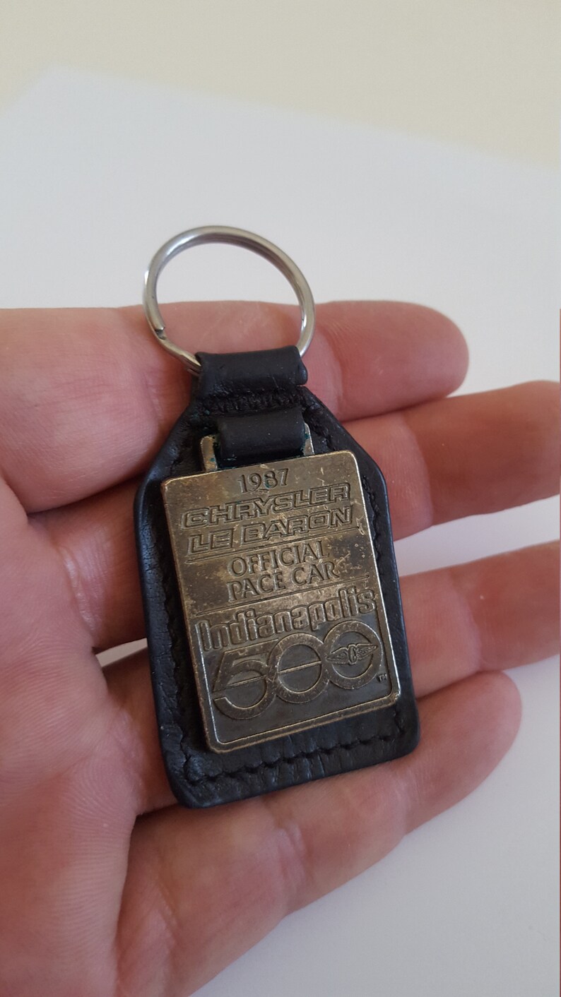 Vintage rare 1987 keyring for the Chrysler Le Baron Official | Etsy
