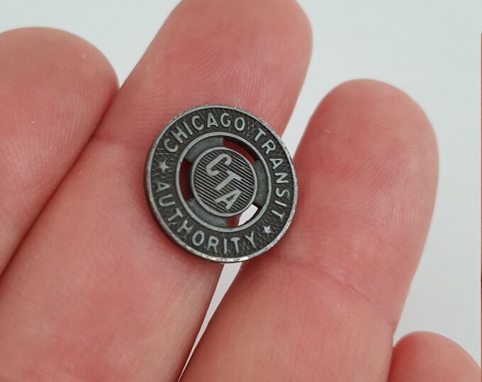 Vintage 1930's Chicago Transit Authority/surface System Token, Zinc ...