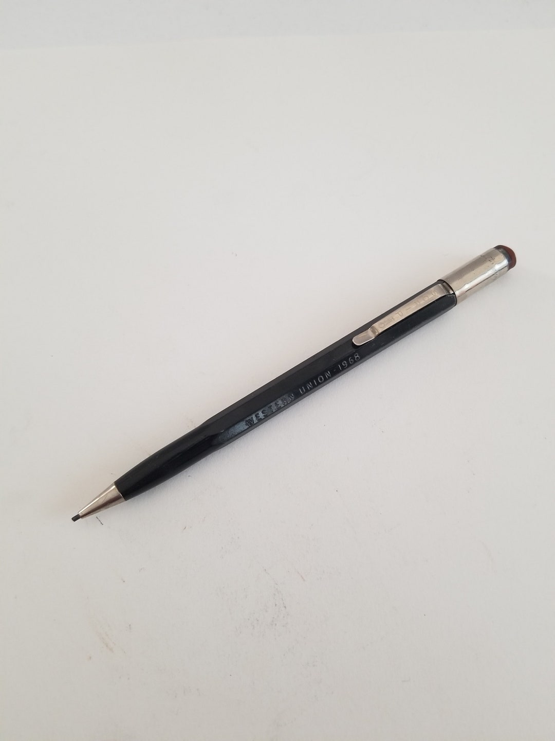 Vintage Circa 1950's Mechanical Pencil Bakelite Green and Black Style ...