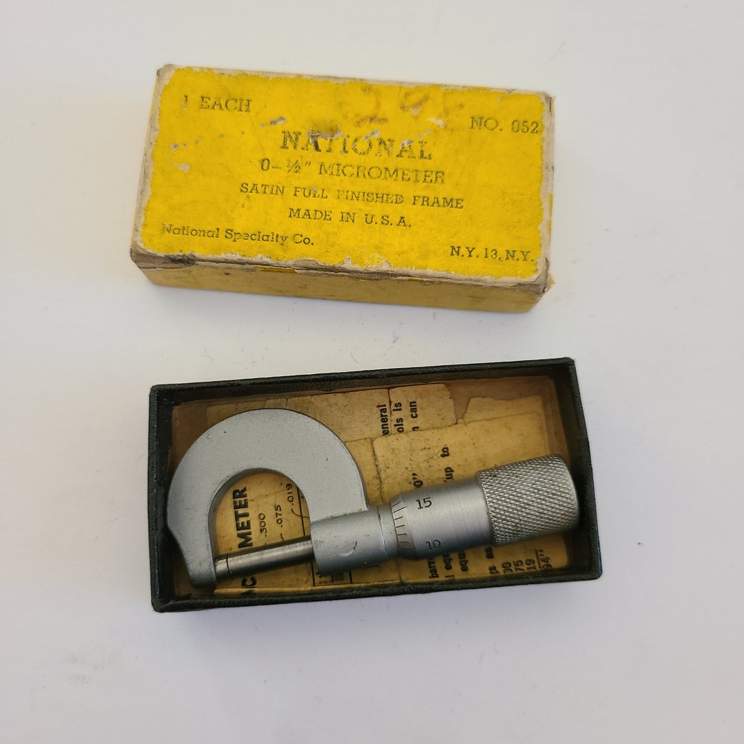 Vintage 1950's Micrometer by National Specialty Co. (0-1/2") - Etsy