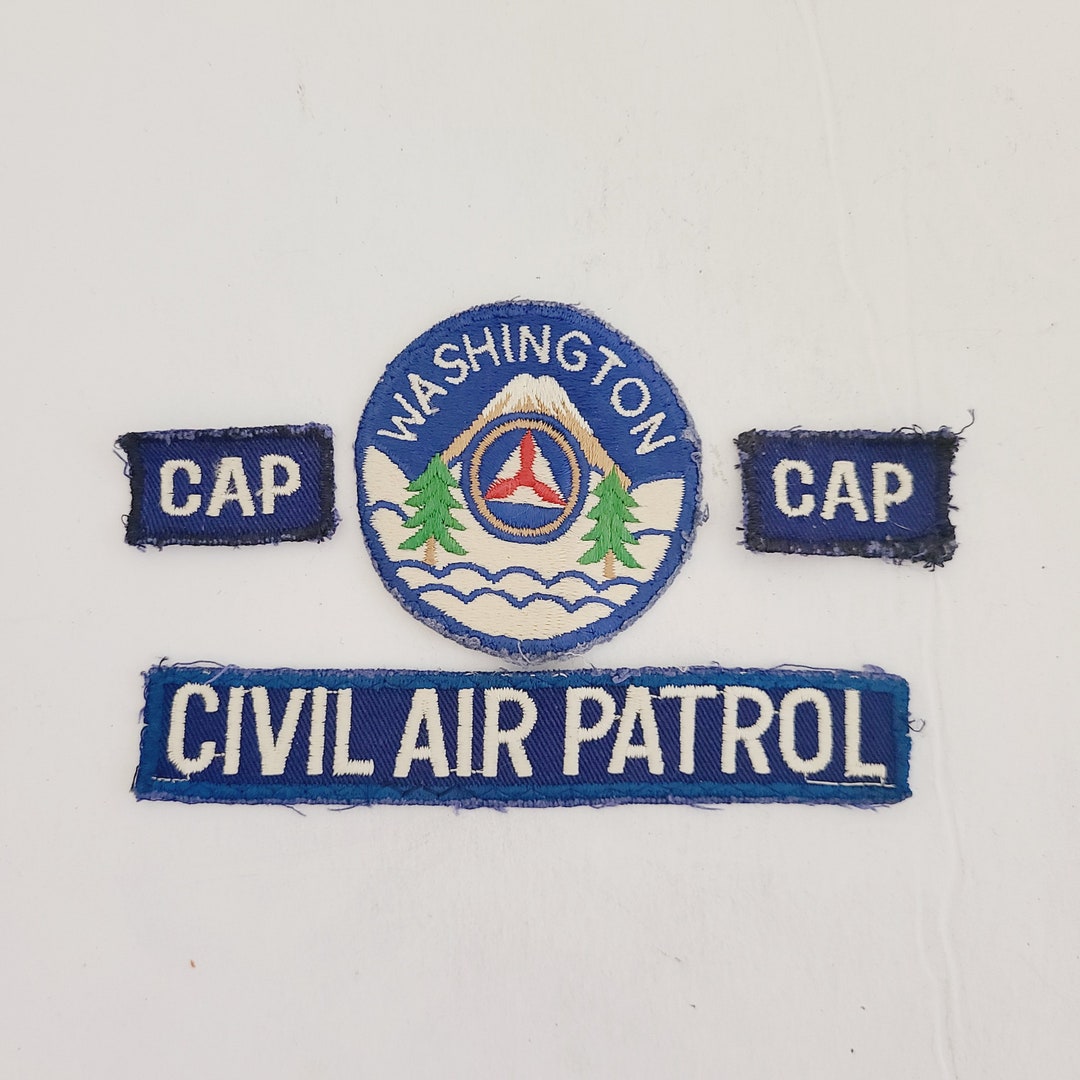 Vintage 1960s Civil Air Patrol Patches: USAF Washington Wing - Etsy