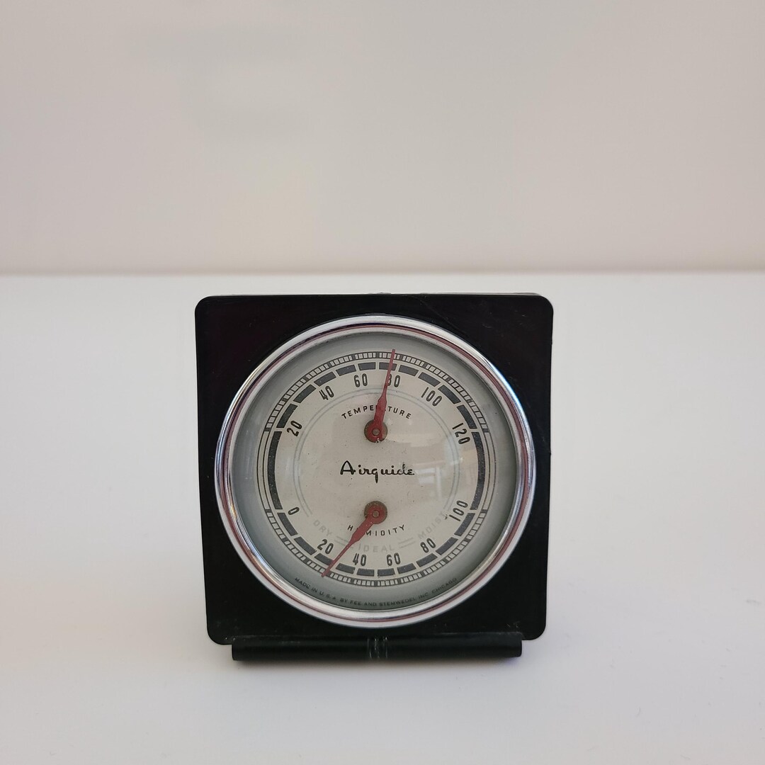 Vintage 1950's to 1960's Airguide Desktop Indoor Weather Station ...