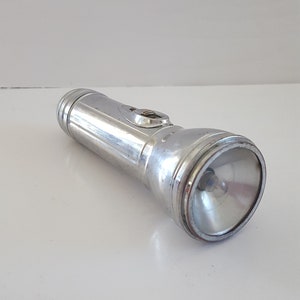 Vintage 1950's Flashlight: Atomic Age Design, USA Made - Etsy