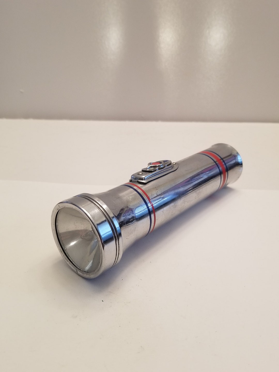 Vintage Circa Early 1950's Eveready No.7251 Flashlight W/boat Switch ...