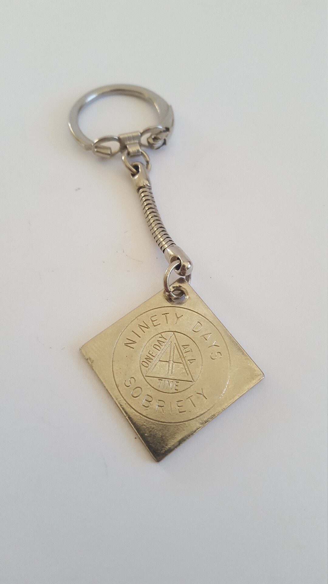 Vintage 70's Alcoholics Anonymous Recovery Keychain "the Best of ...