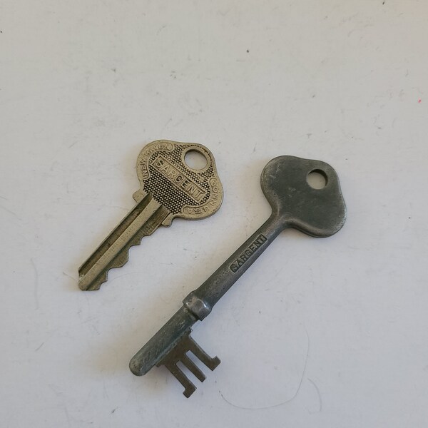 Sargent Skeleton Key - Etsy