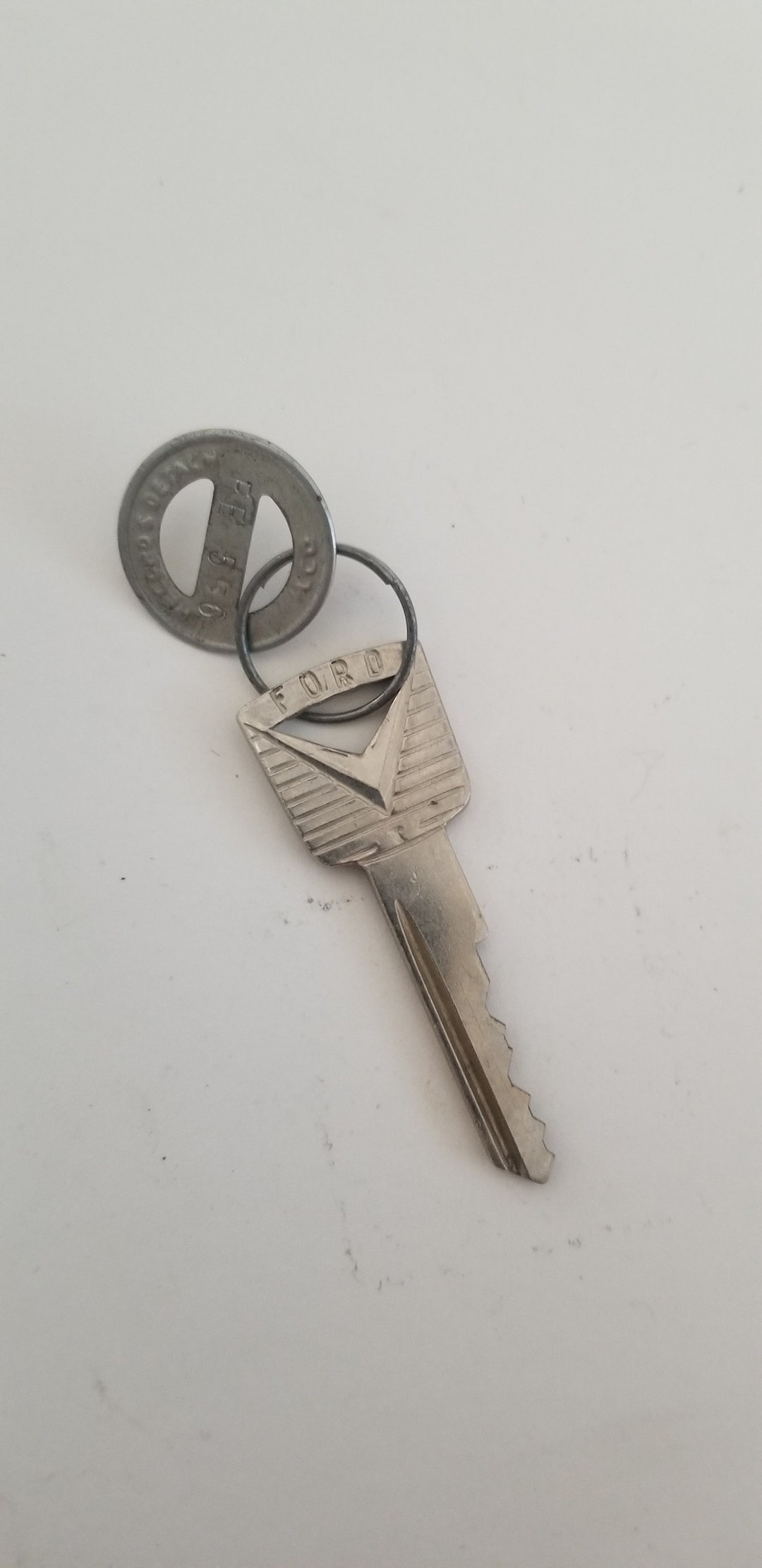 Vintage Late 1950's to 1960's Ford Motor Co Ignition Key, or Door Key ...
