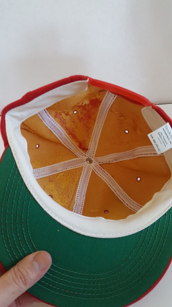 Vintage circa 1970's flat brim snap back trucker cap … - Gem