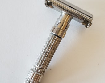 1959 Gillette FATBOY Adjustable Vintage Safety Razor Date Code E2 - Etsy