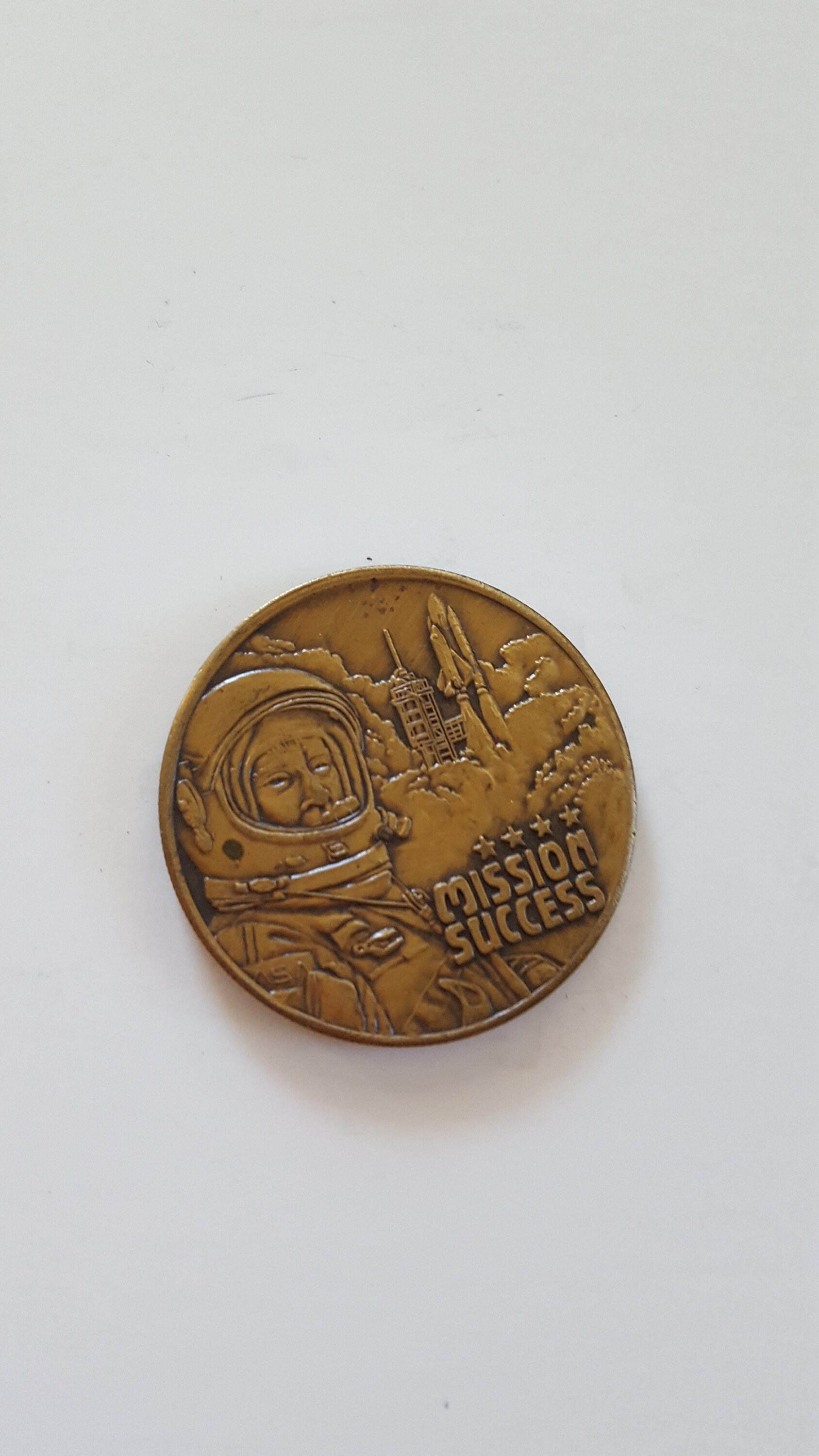 Vintage 1980s Space Shuttle Challenger Medallion: Martin Marietta ...