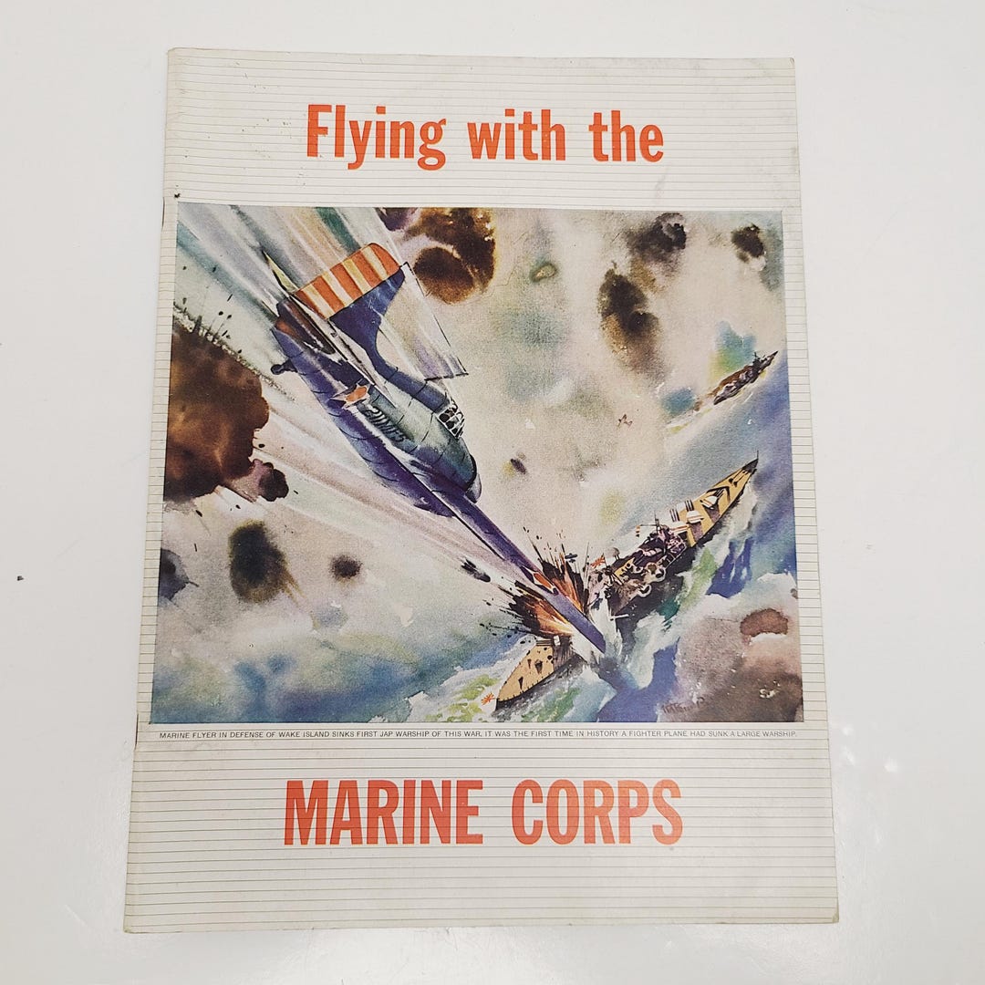 Vintage May 1943 USMC Recruitment Magazine for Aviators, "flying With ...