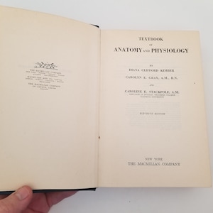 Vintage 11th Edition From 1947 Anatomy & Physiology Medical Textbook by ...