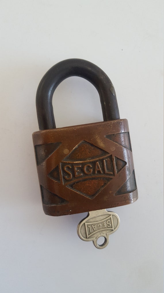 Vintage circa 1929 Segal bronze padlock No.751 one original | Etsy